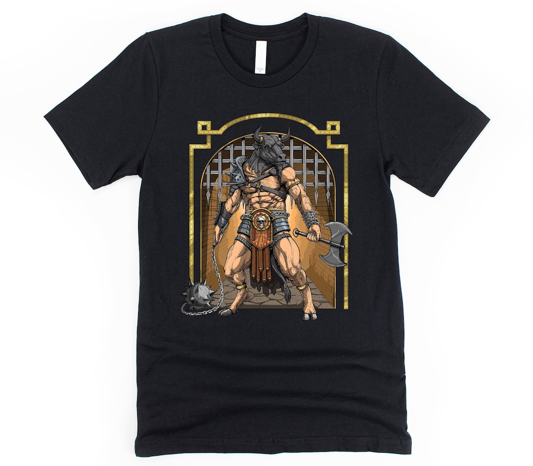 Minotaur Shirt Greek Mythology Shirt Mythical Creature Tee Greek Gods ...