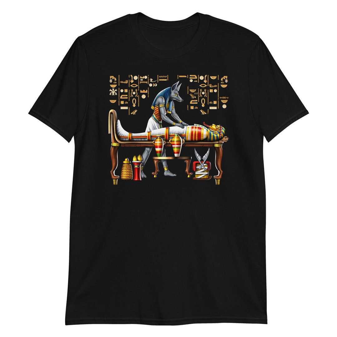 Anubis Egyptian God Shirt, Egyptian Mythology T-shirt, Ancient Egypt ...
