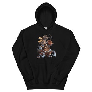 Norse Viking Warrior Hoodie, Nordic Mythology Hoodie, Norse Archer ...