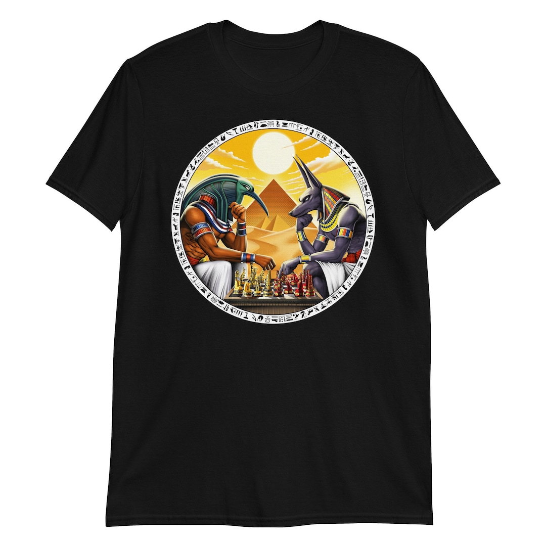 Egyptian God Anubis Shirt, Thoth Egyptian Deity T-shirt, Egyptian ...