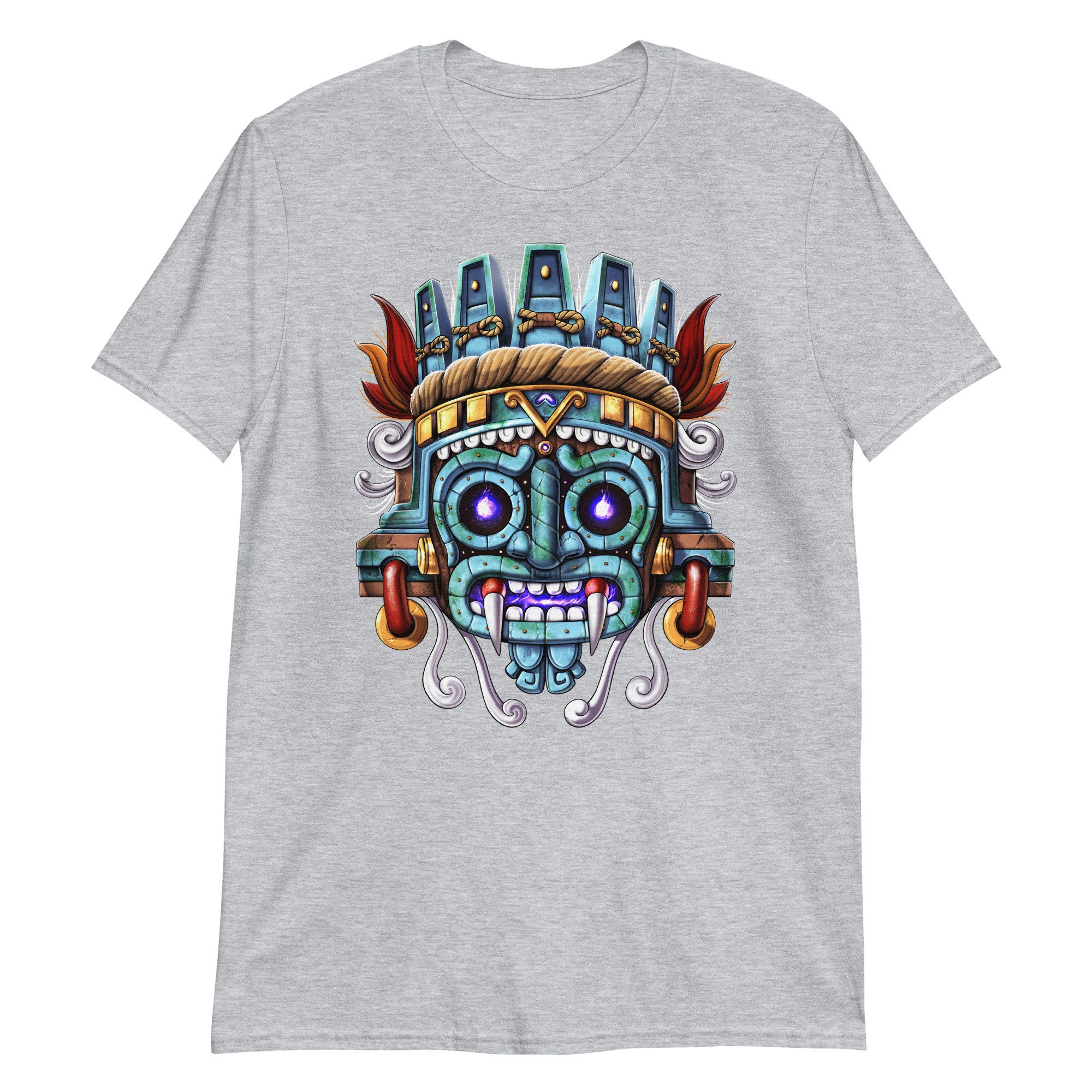 Aztec God Tlaloc T-shirt, Aztec Mythology Shirt, Aztec Gods Tee ...
