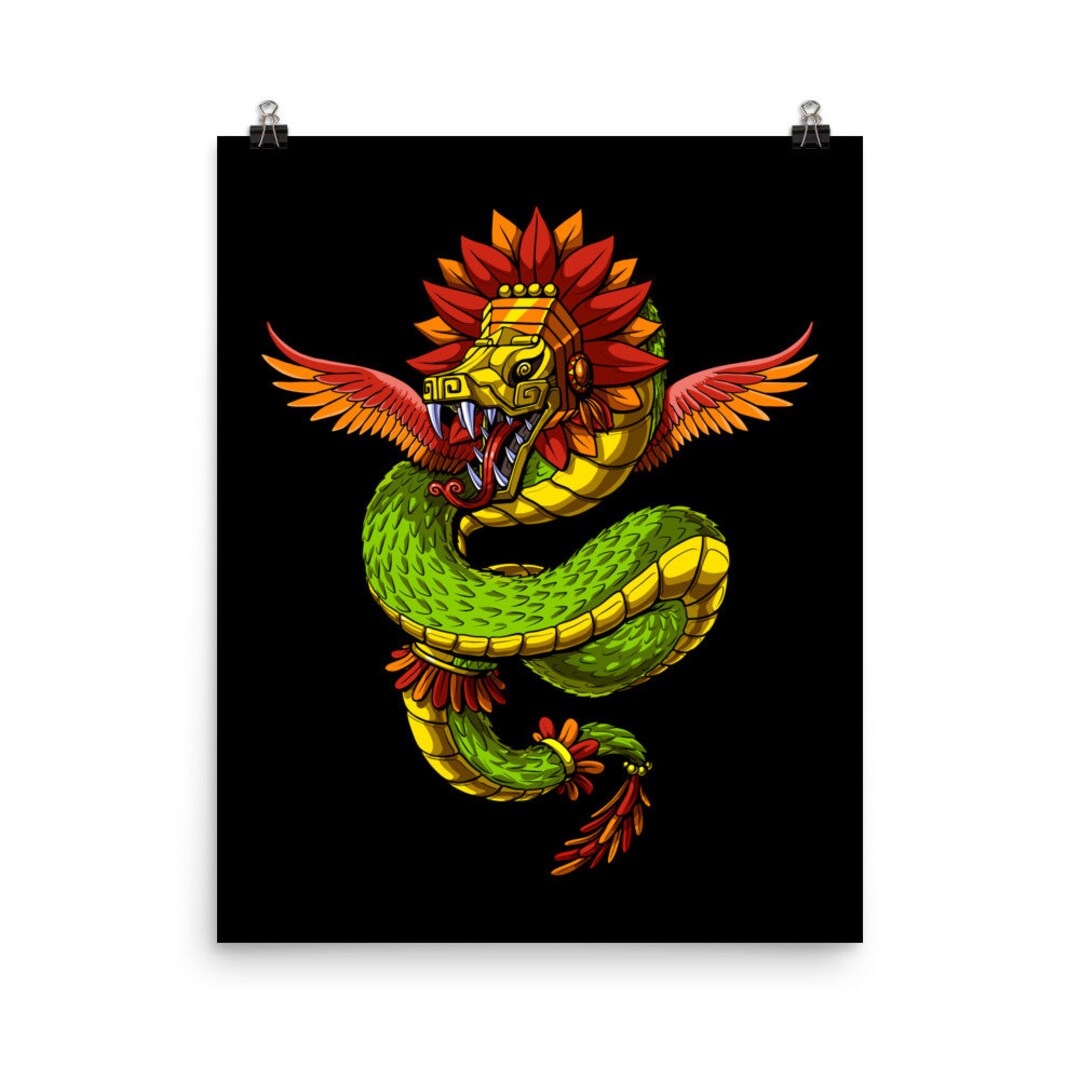 Aztec God Quetzalcoatl Art