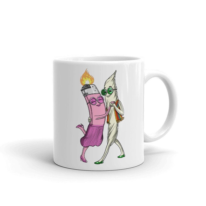 Weed Joint Lighter Coffee Mug Cannabis Marijuana Mug Funny - Etsy