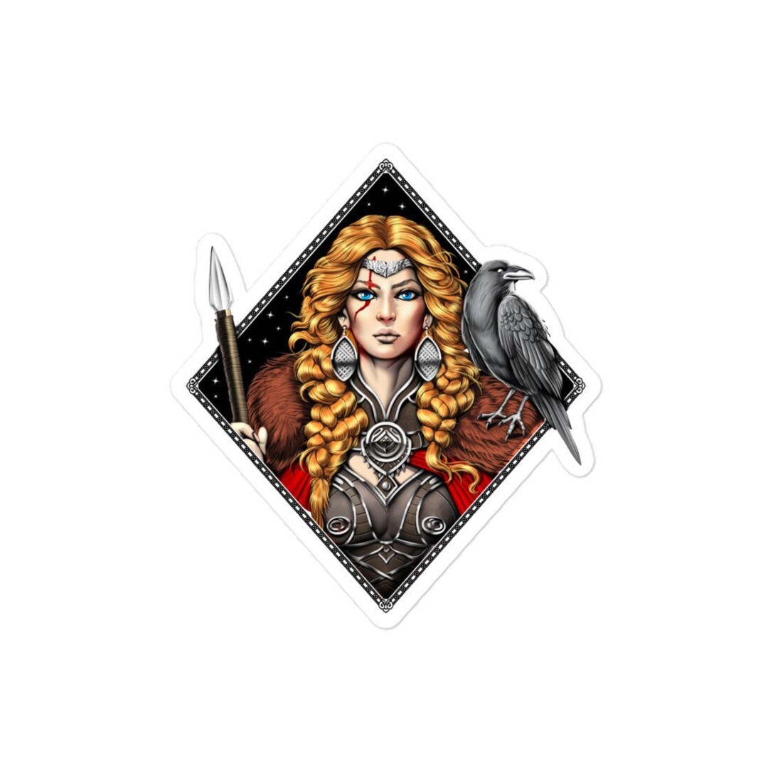 Morrigan Irish Goddess Sticker, Celtic Mythology Sticker, Celtic ...