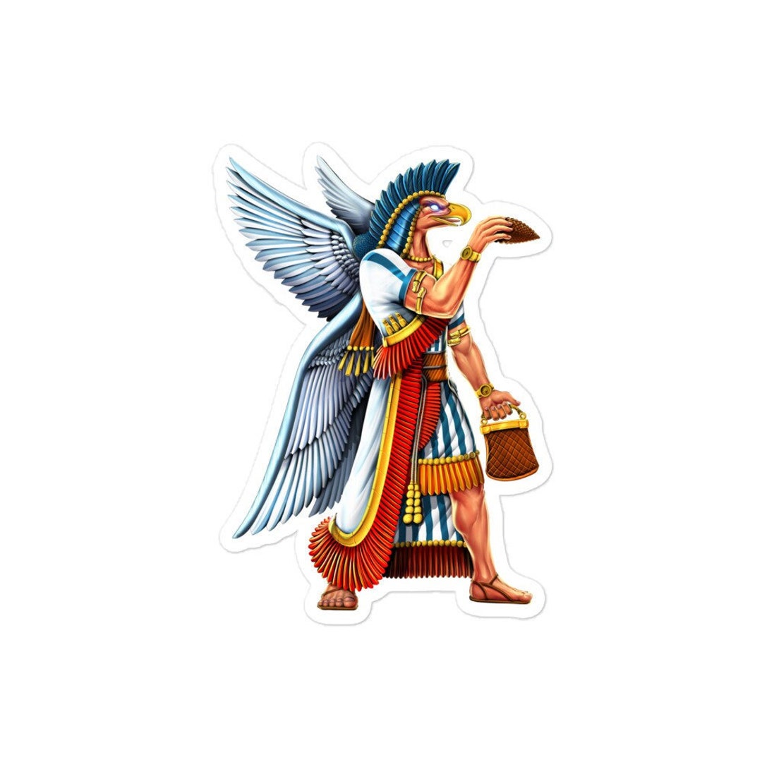 Anunnaki Sticker - Sumerian God Stickers - Babylonian Mythology Decal ...