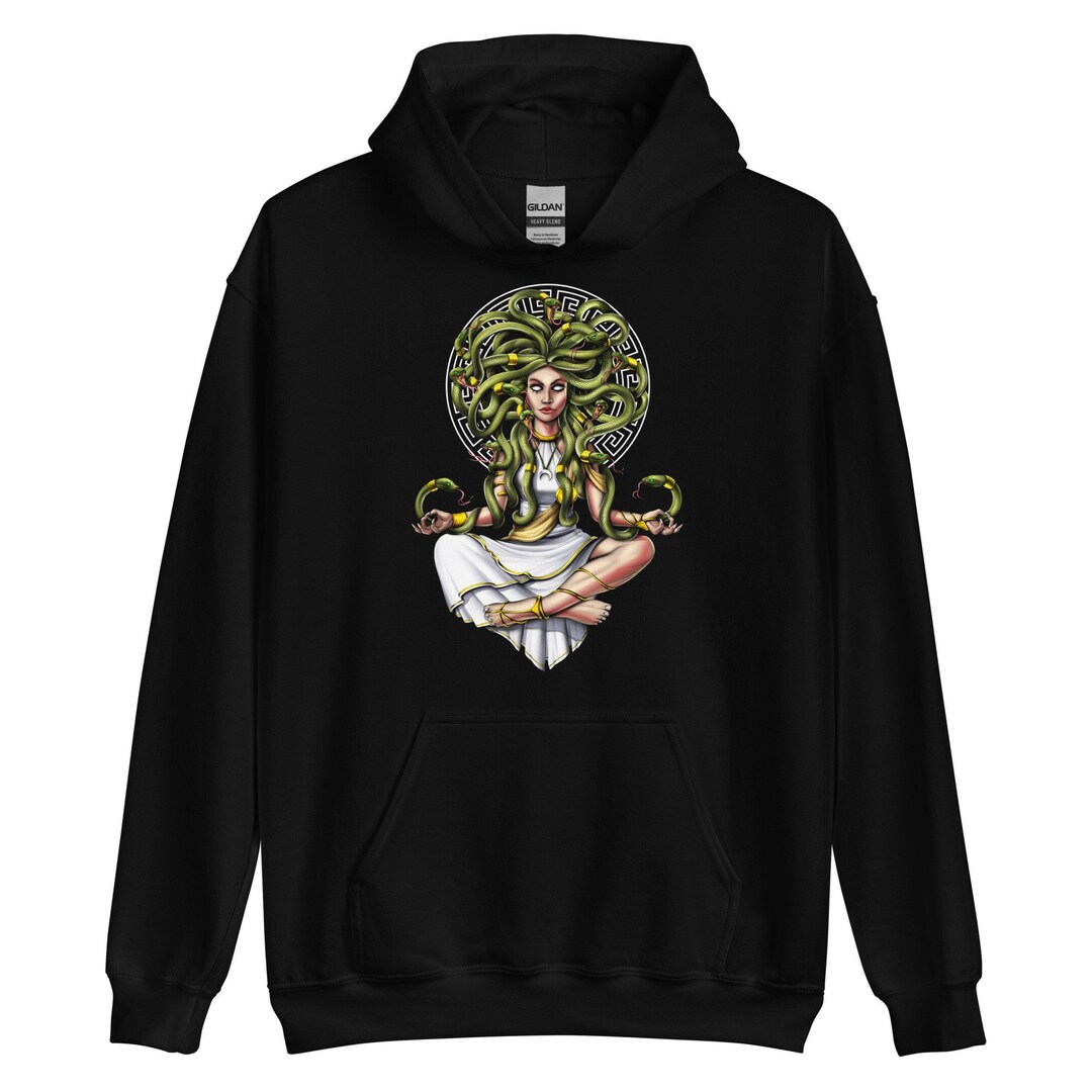 Medusa Greek Mythology Hoodie, Greek Goddess Hoodie, Medusa Clothing ...