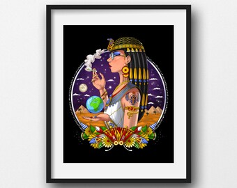 Cleopatra Wall Art - Etsy