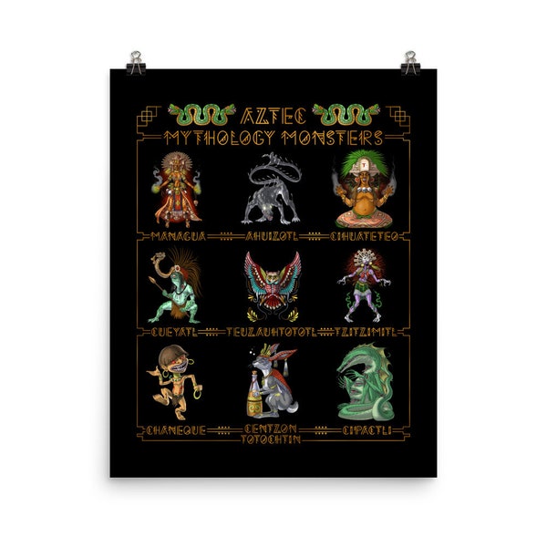 Aztec Gods - Etsy