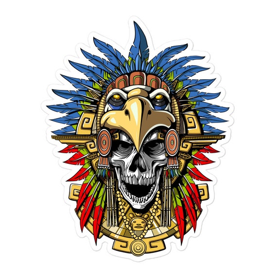 Aztec Warrior Head