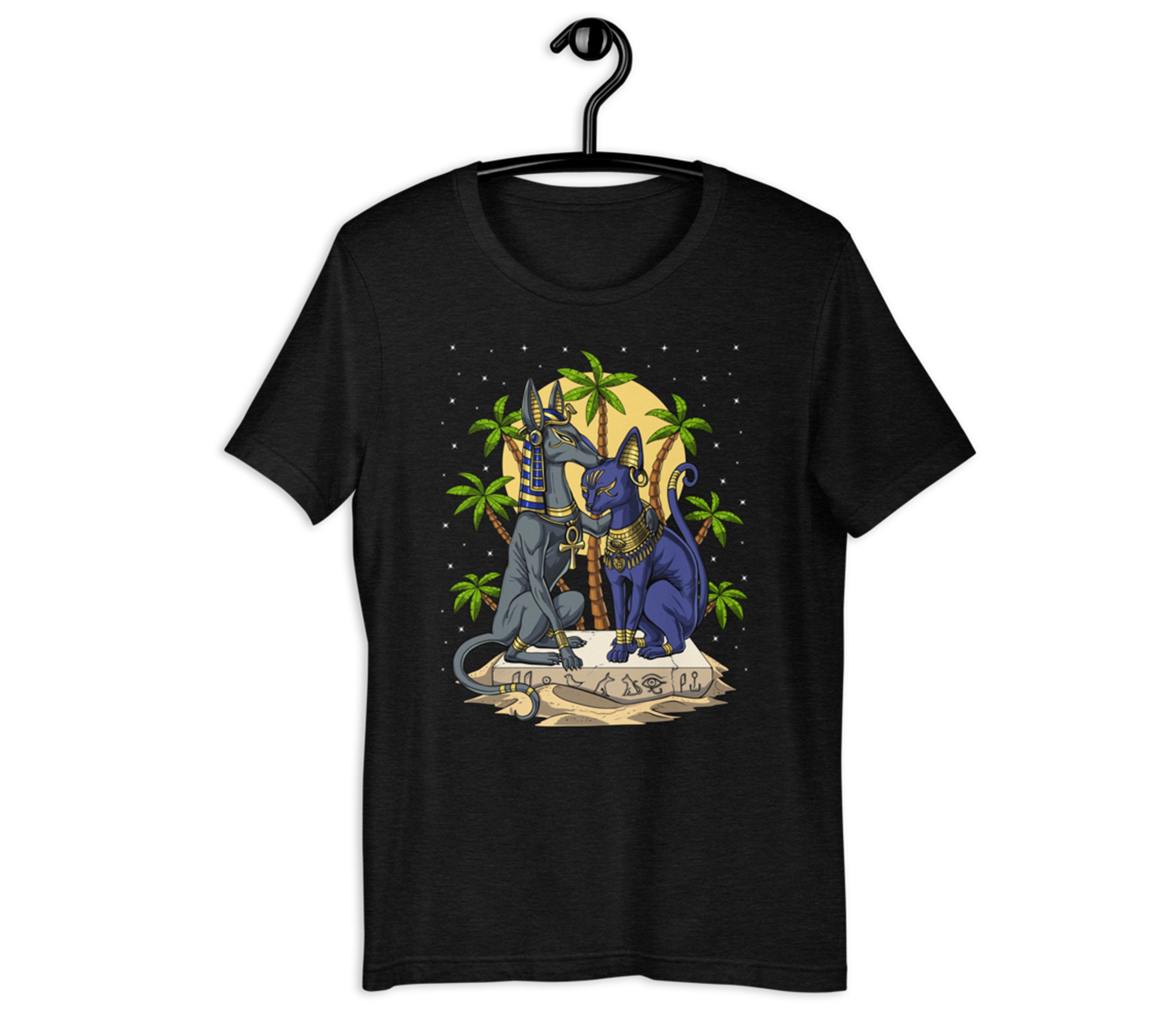 Egyptian Gods Anubis Bastet Shirt Egyptian Mythology Clothes - Etsy