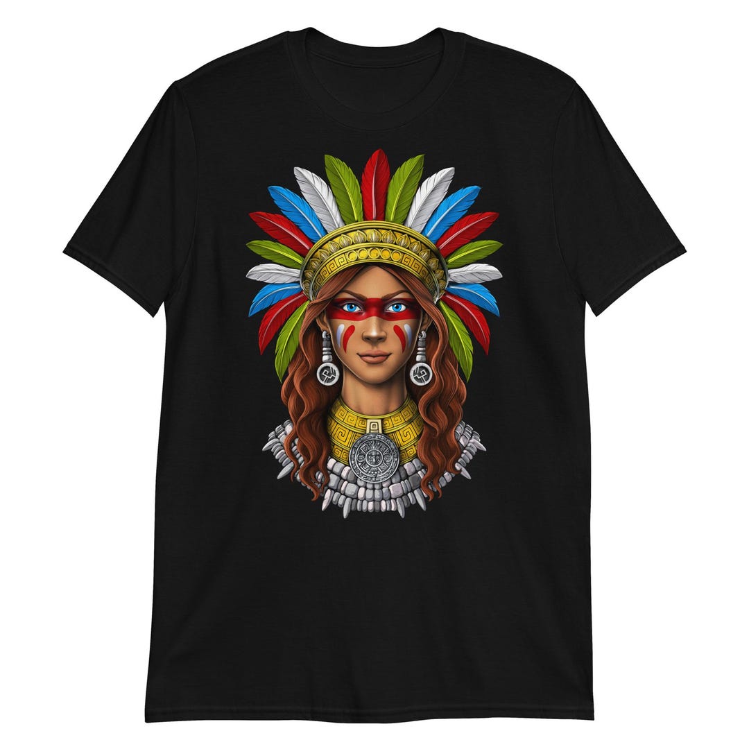 Aztec Warrior T-shirt, Ancient Aztec Tee - Etsy