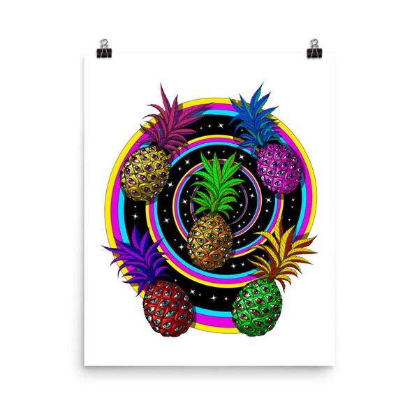 Pineapple Poster - Etsy