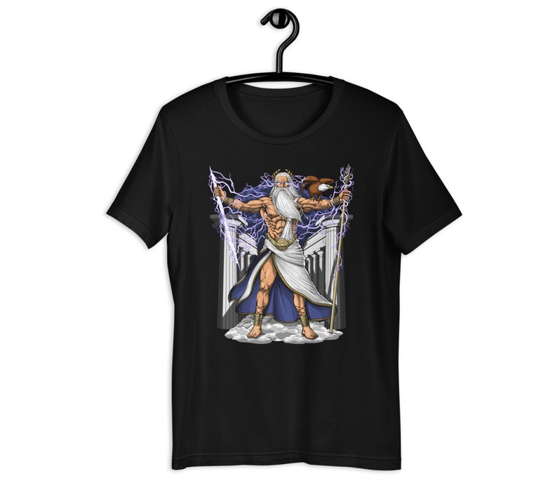 Greek God Zeus T-shirt Ancient Greek Mythology Tee Ancient - Etsy