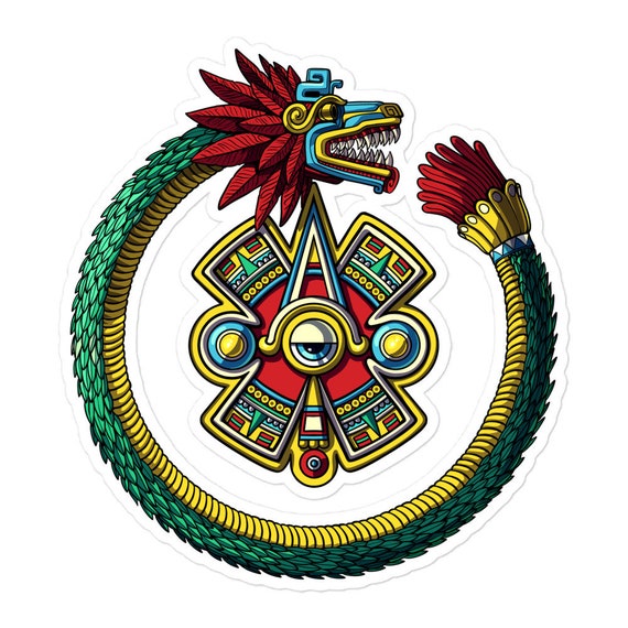 Ouroboros Dragon Aztec