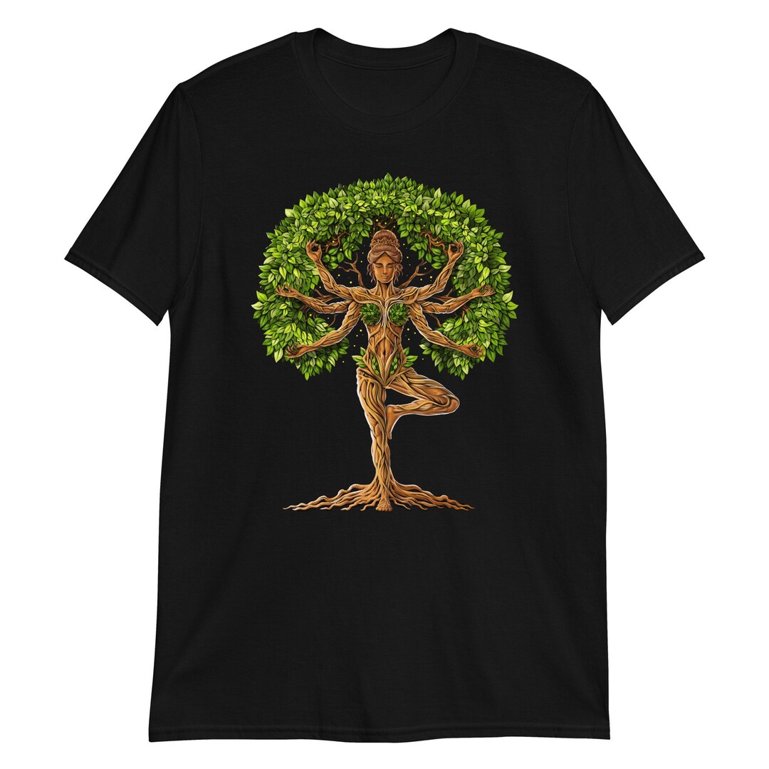 Tree of Life T-shirt, Zen Yoga Shirt, Meditation Shirt, Spiritual ...