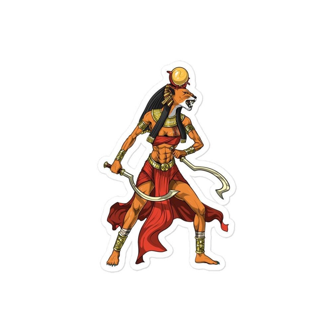 Egyptian Goddess Sekhmet Sticker, Ancient Egypt Sticker,egyptian Queen ...