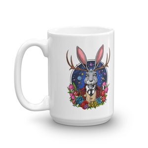 Psychedelic Jackalope Mug Cryptozoology Mug Cryptid Mug Jackalope ...