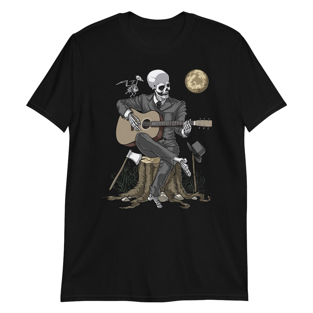 Gothic Skeleton Shirt, Mens Gothic Shirt, Goth Macabre T-shirt, Gothic ...