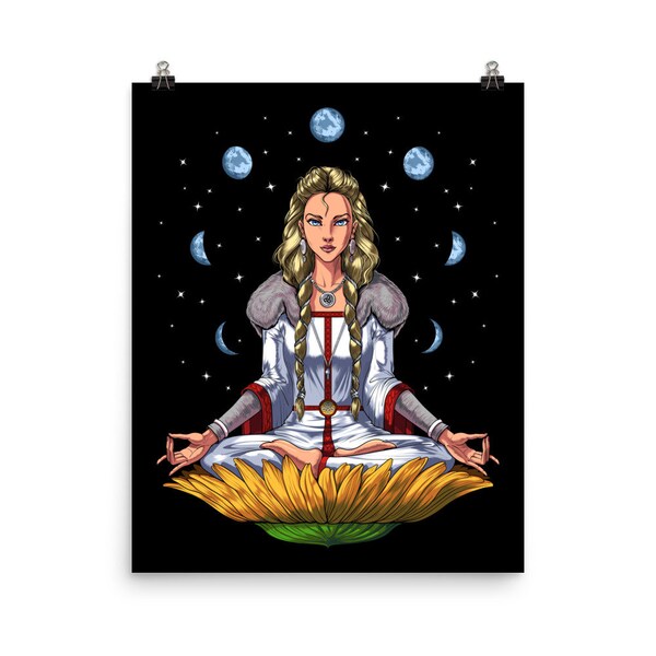 Viking Goddess Poster - Etsy