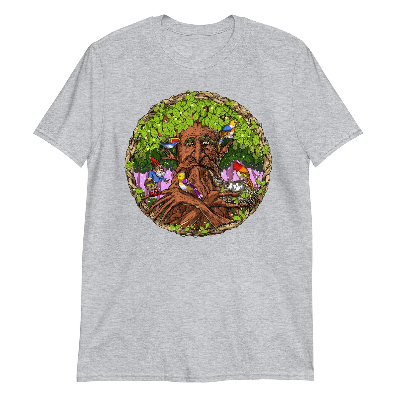 Forest Gnomes Shirt, Fairy Talking Tree Shirt, Nature Tee, Fantasy T ...
