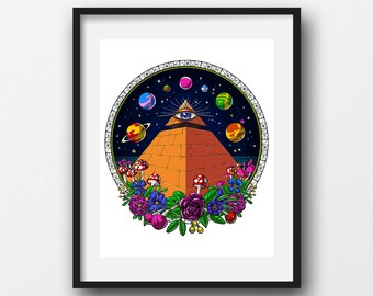 Magic Eye Poster - Etsy