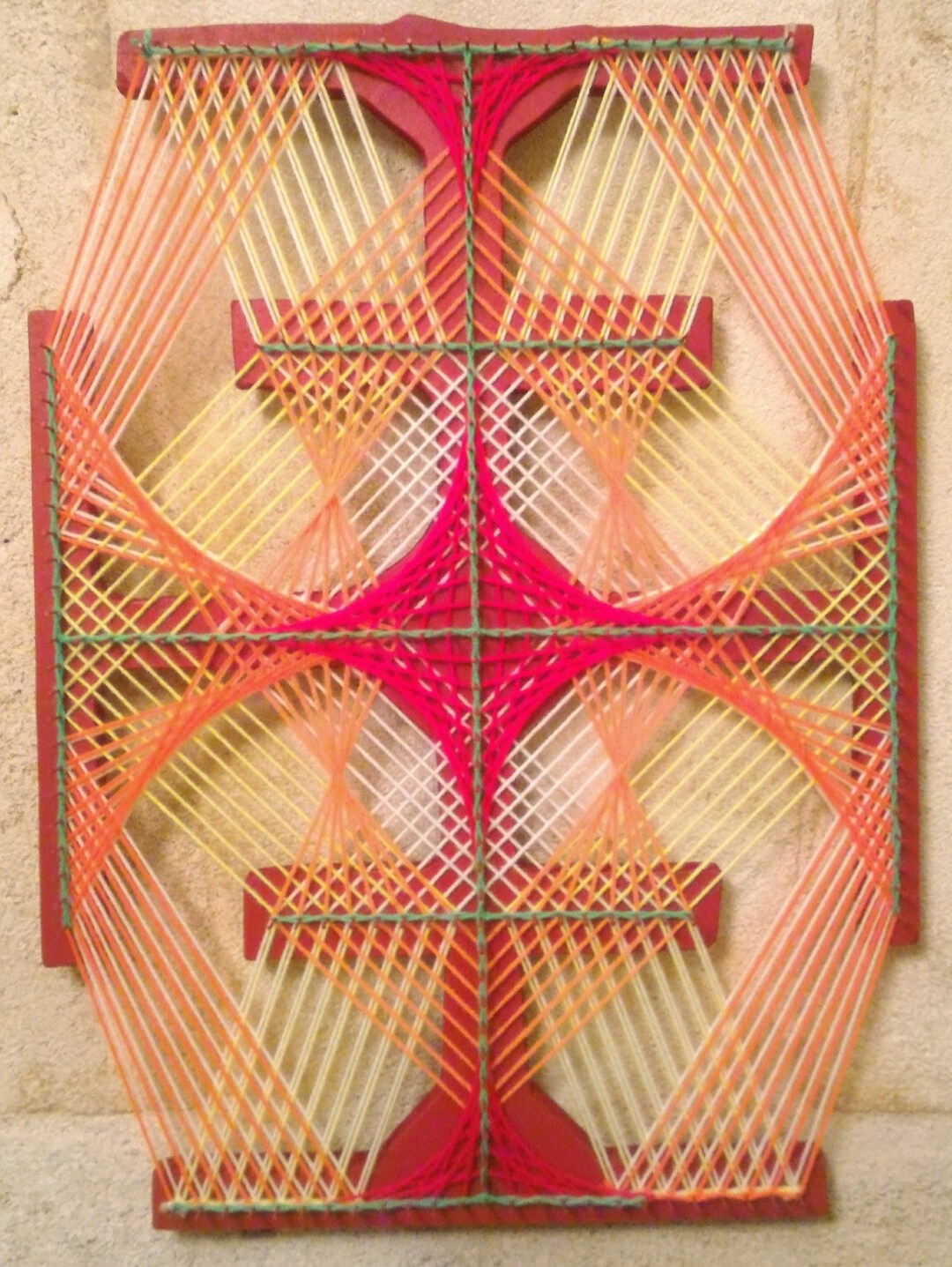 String Art totem UV Fluo 45-30cm - Etsy