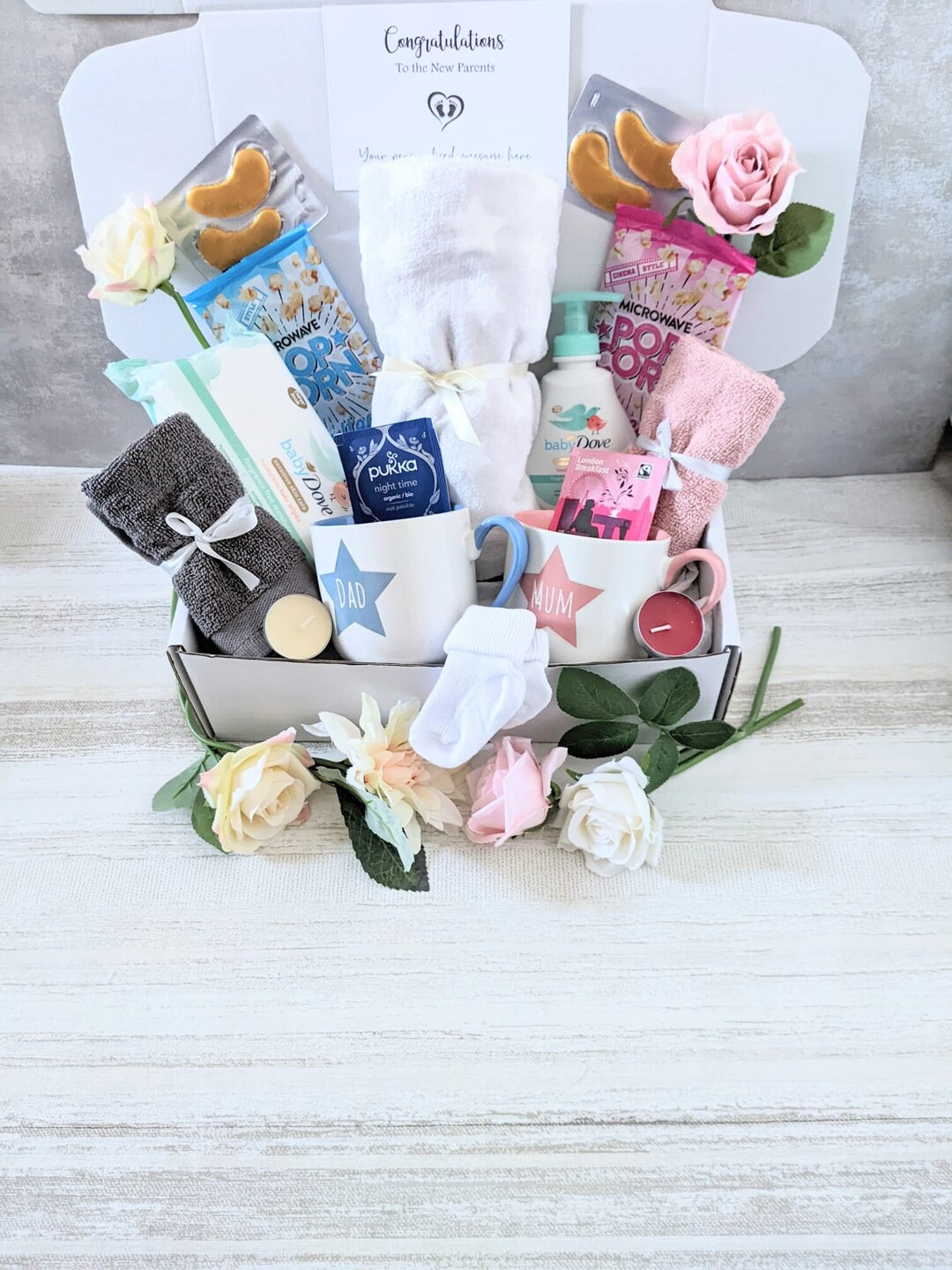 New Parents Gift Hamper/pamper Hamper/new Baby Gift/baby Shower Gift ...