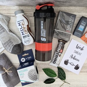 Mens Fitness Fuel Box/pamper Hamper/gift for Him/mens November Birthday ...