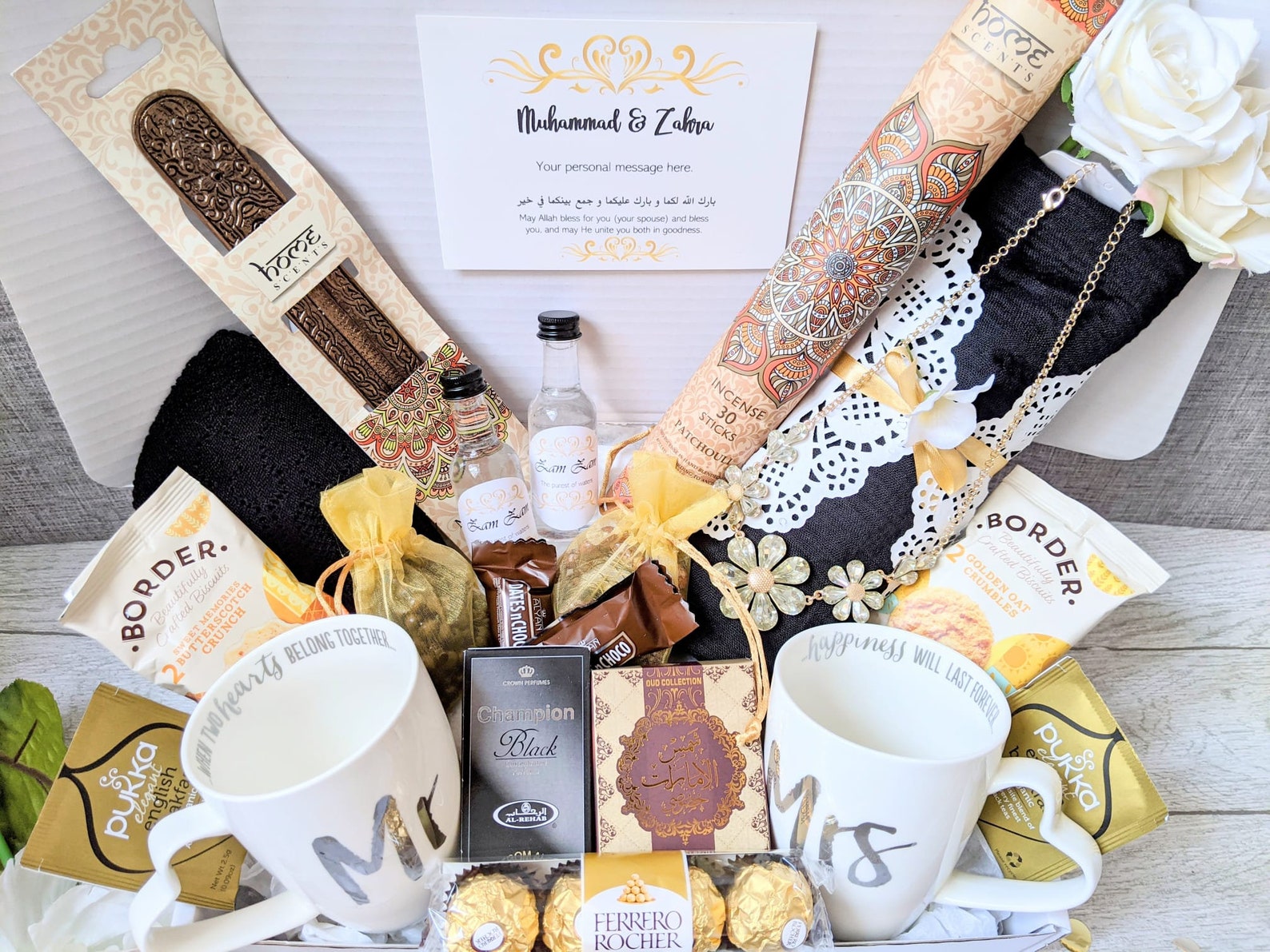 Nikah Gift/luxury Islamic Wedding Gift/his & Hers Gift/muslim Couples ...