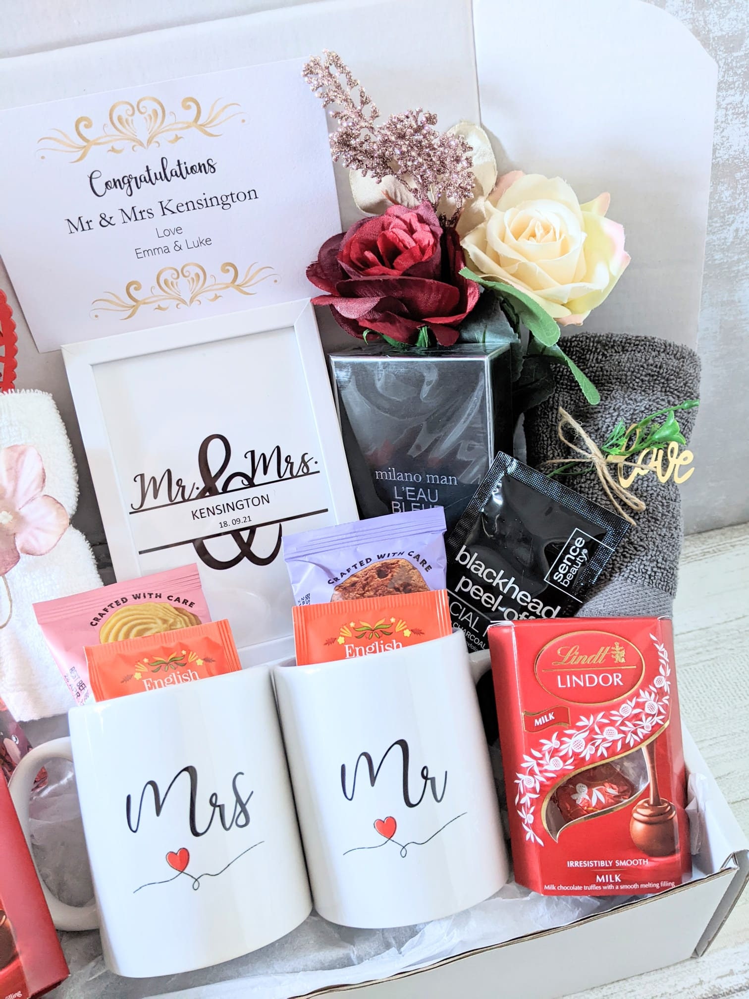 Luxury Bride and Groom Gift/couples Gift/wedding Hamper/pamper - Etsy UK