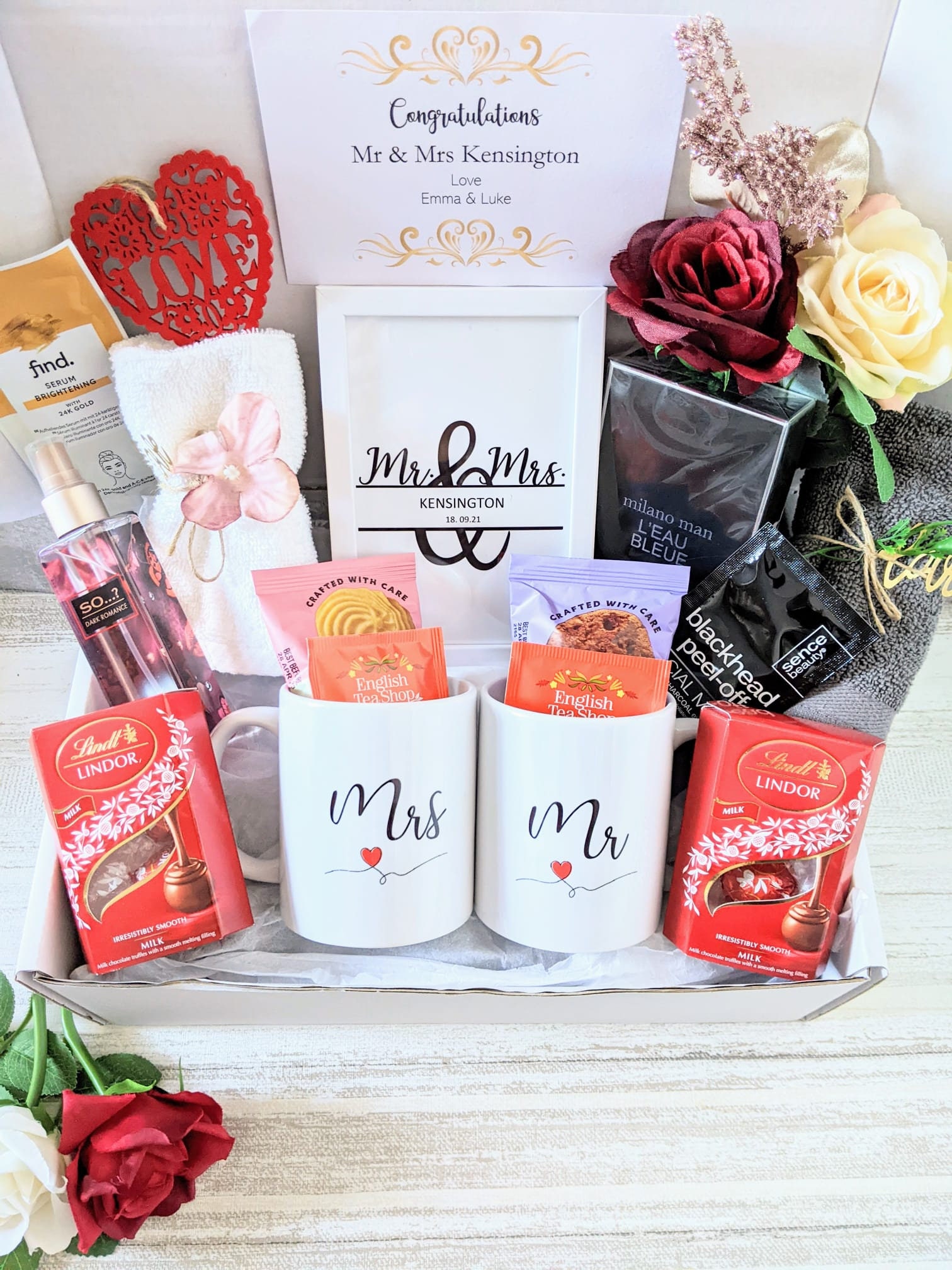 Luxury Bride and Groom Gift/couples Gift/wedding Hamper/pamper Hamper ...