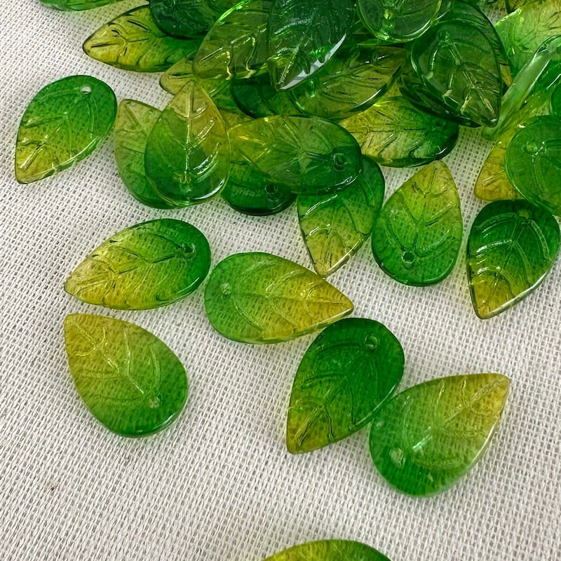 Leaf Beads - Etsy