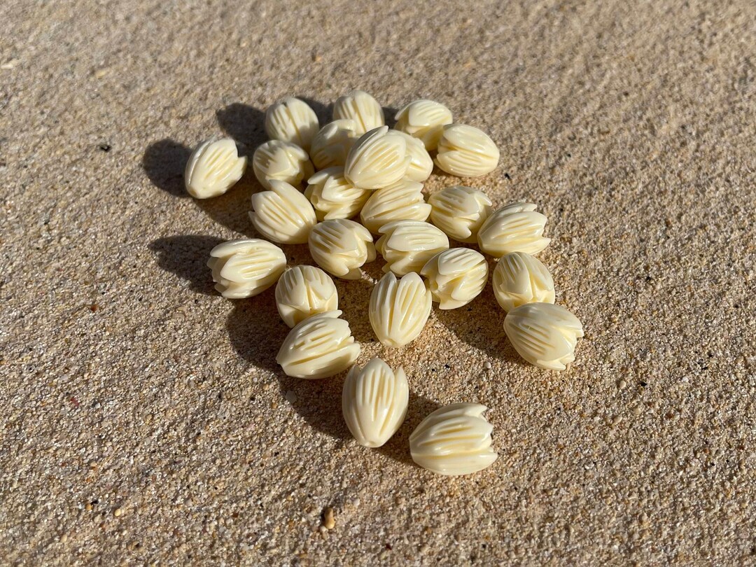 Pikake Beads Loose Beads / DIY Hawaiian Jasmine Flower Island Style ...