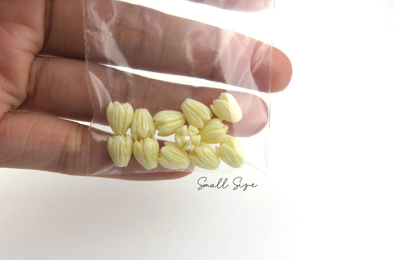 Light Pink Pikake Jasmine Flower Beads / DIY Loose Beads - Etsy