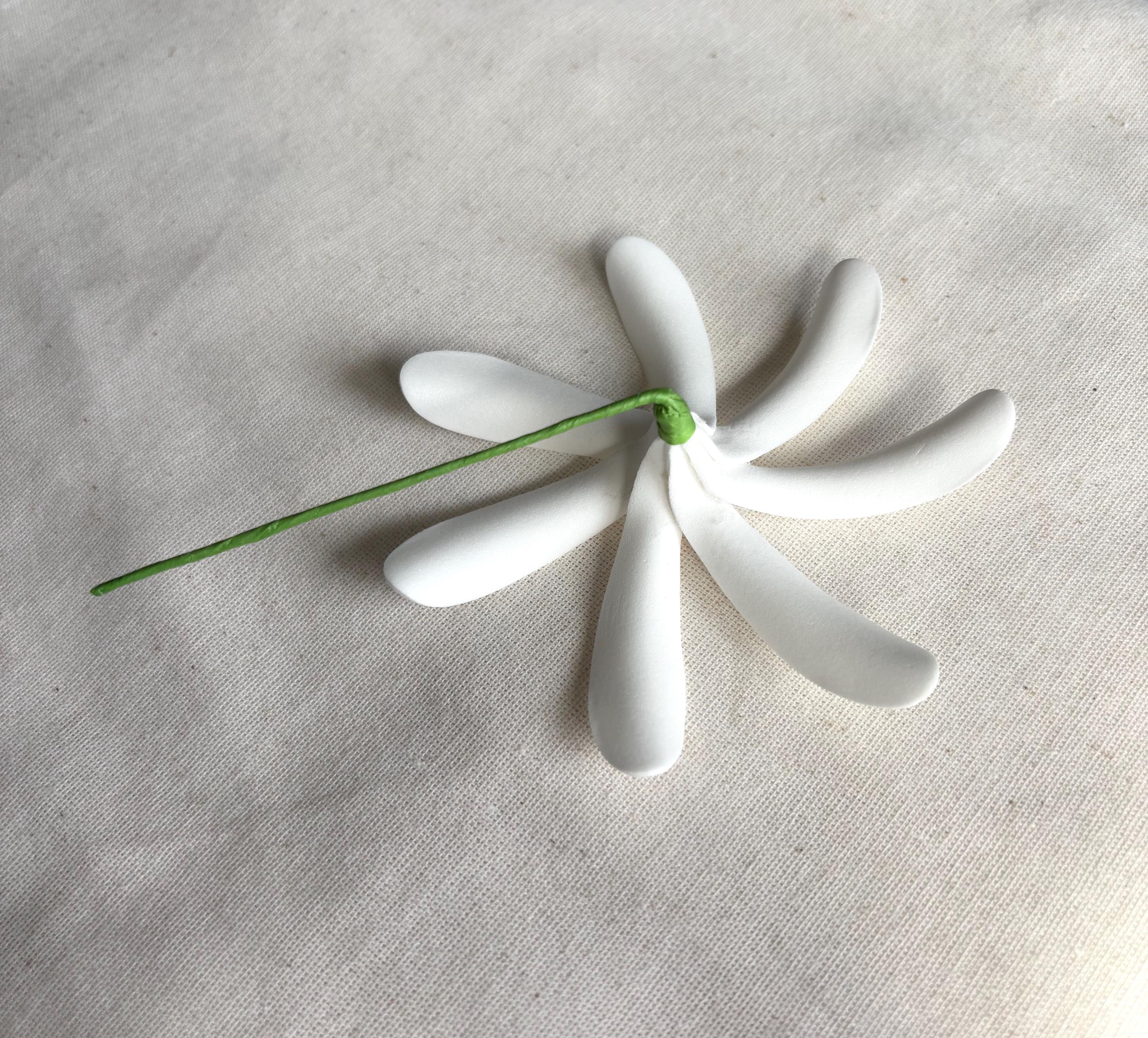 Tiare Foam Flower, 4" Ear Flower, Hair Pick / Tahitian Gardenia ...