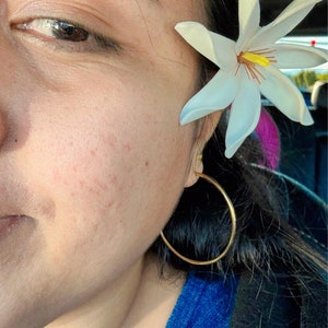 3" Tiare Foam Flower, Ear Flower, Tahitian Gardenia, Pinwheel Tiare ...
