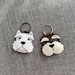 Leather Schnauzer Keychain, Handmade Keychain, Dog Key Chain, Dog Lover ...