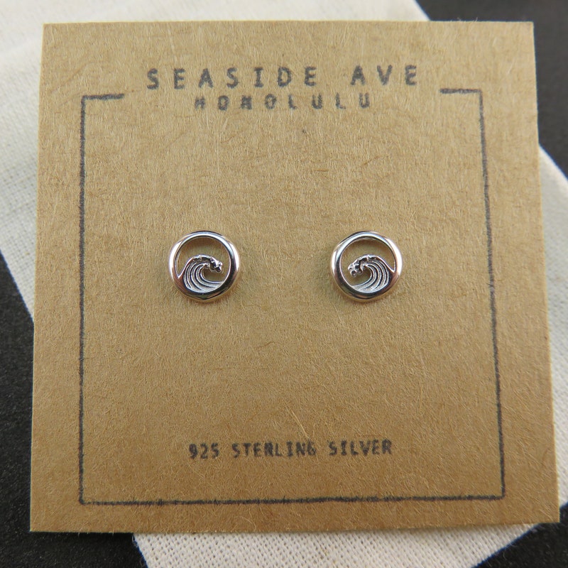 Island Studs - Etsy