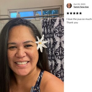 3" Tiare Foam Flower, Ear Flower, Tahitian Gardenia, Pinwheel Tiare ...