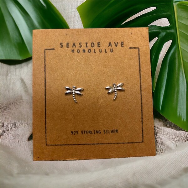 Dragonfly Studs - Etsy