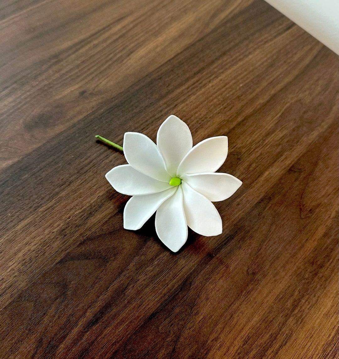 Large Tiare Foam Flower Ear Flower / Tahitian Gardenia - Etsy UK