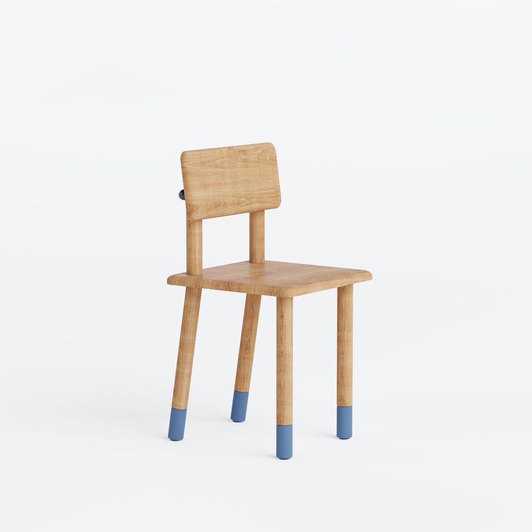 Blue Chair,toddler Chair, Kids Furniture, Timeout Chair, Montessori ...