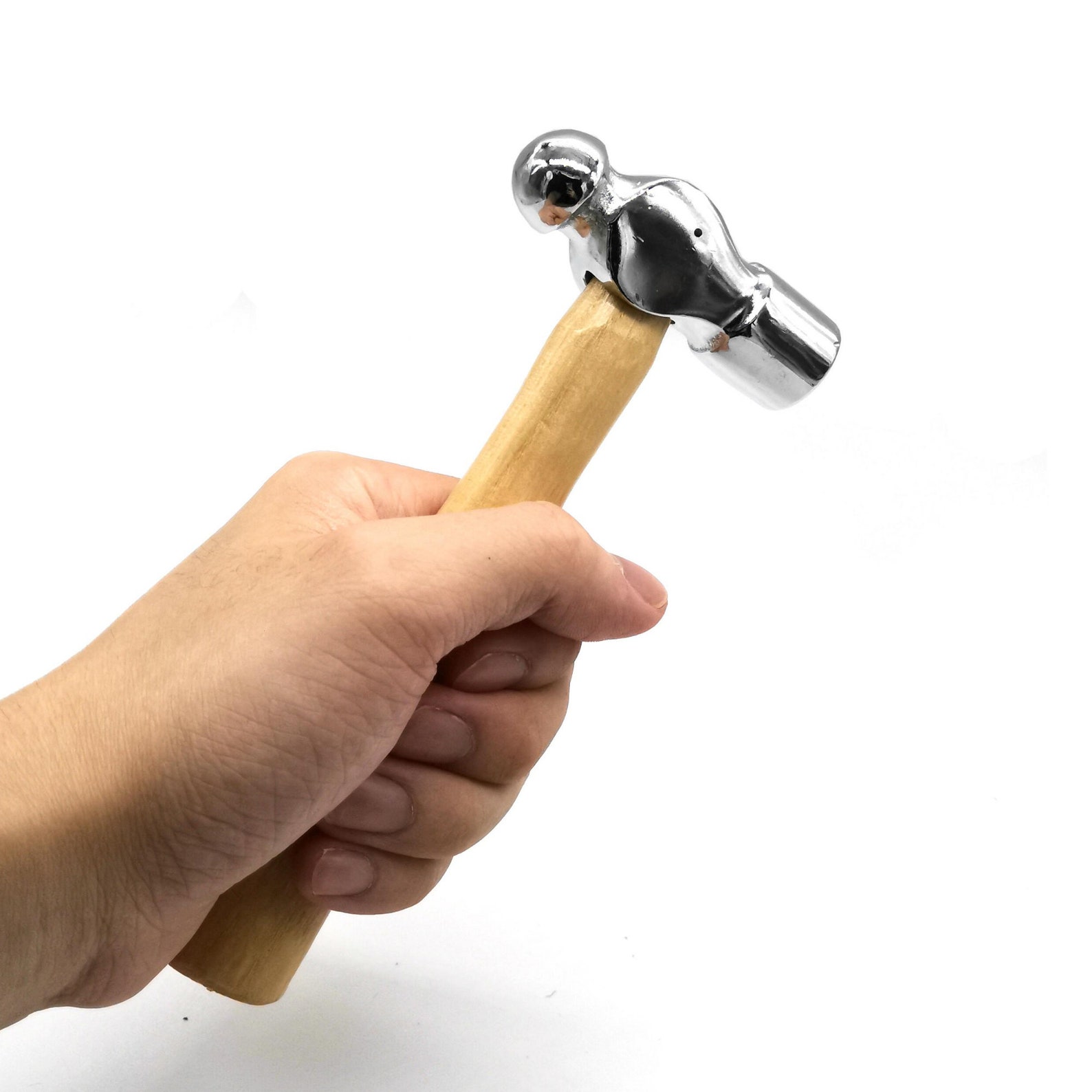 4oz Head Mini Ball Peen Hammer,14oz Mini Horn Anvil Forming Metal Work ...