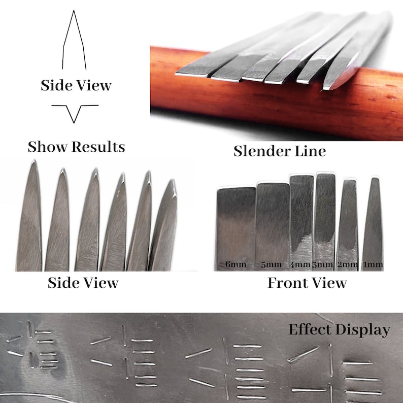 Straight Line Punch Jewelry Metal Stamping Tools DIY Craft - Etsy