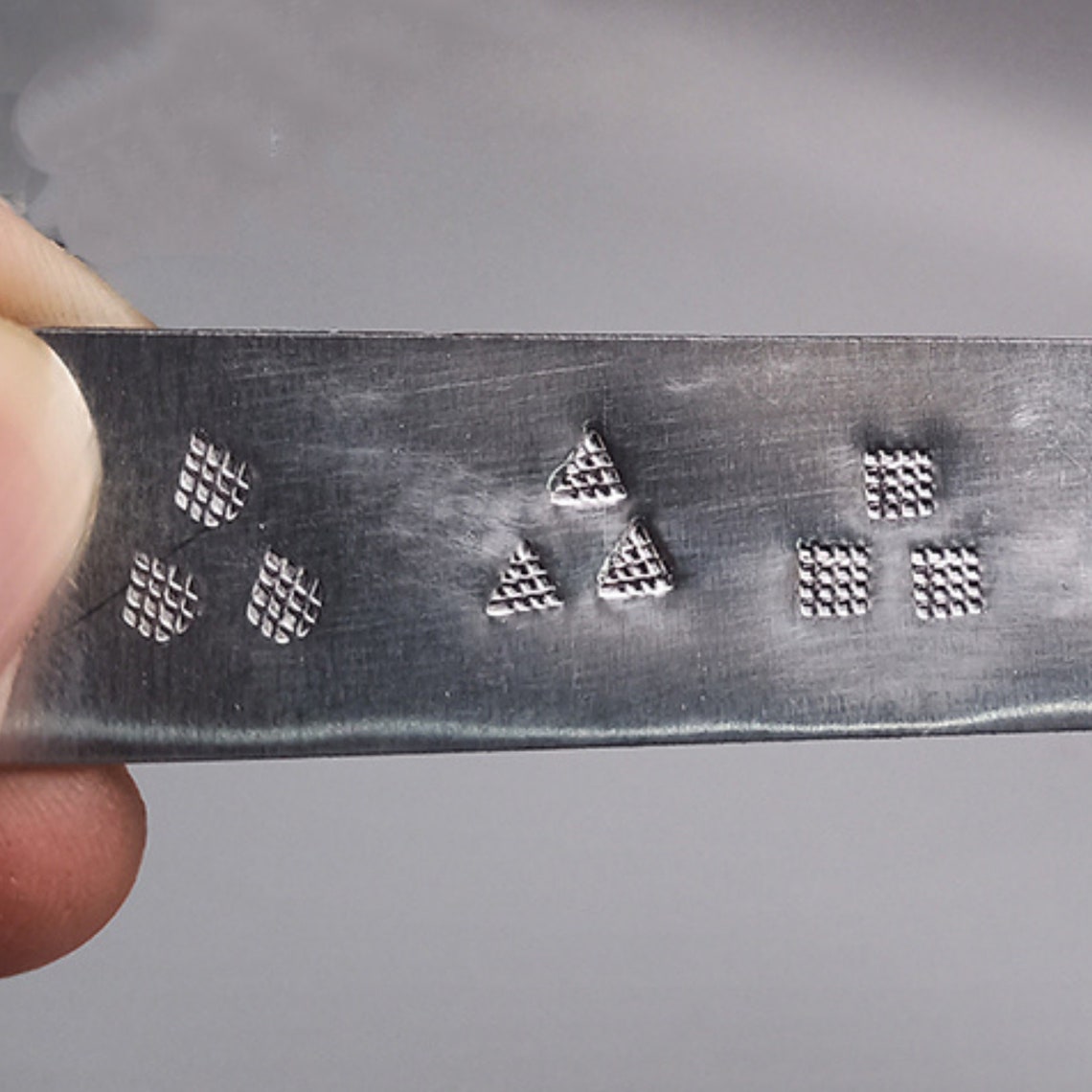 Steel Punches Texture Punch Stamp Square Triangle Blocks | Etsy