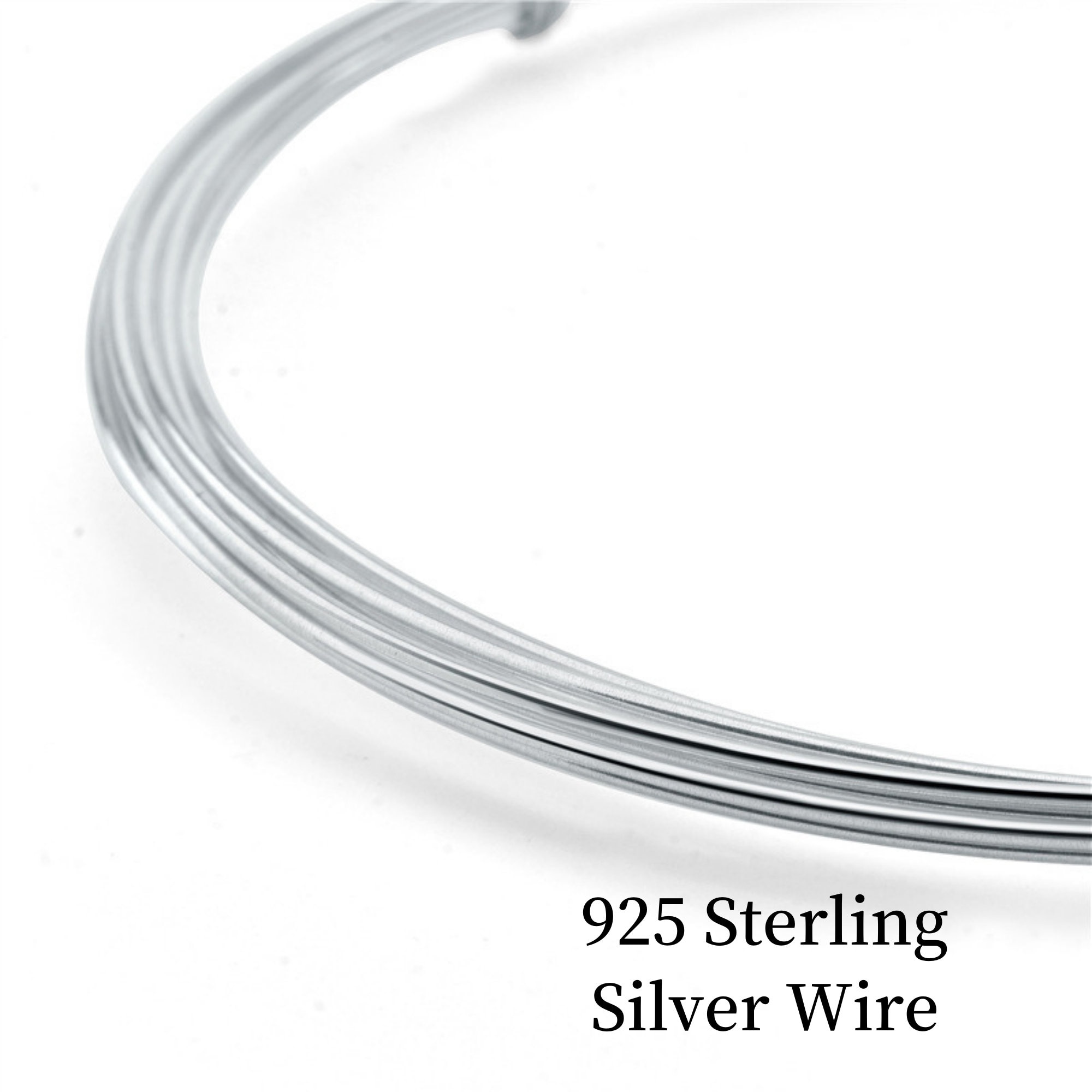 925 Sterling Silver Wires Round Wires Soft Half Hard Wire - Etsy