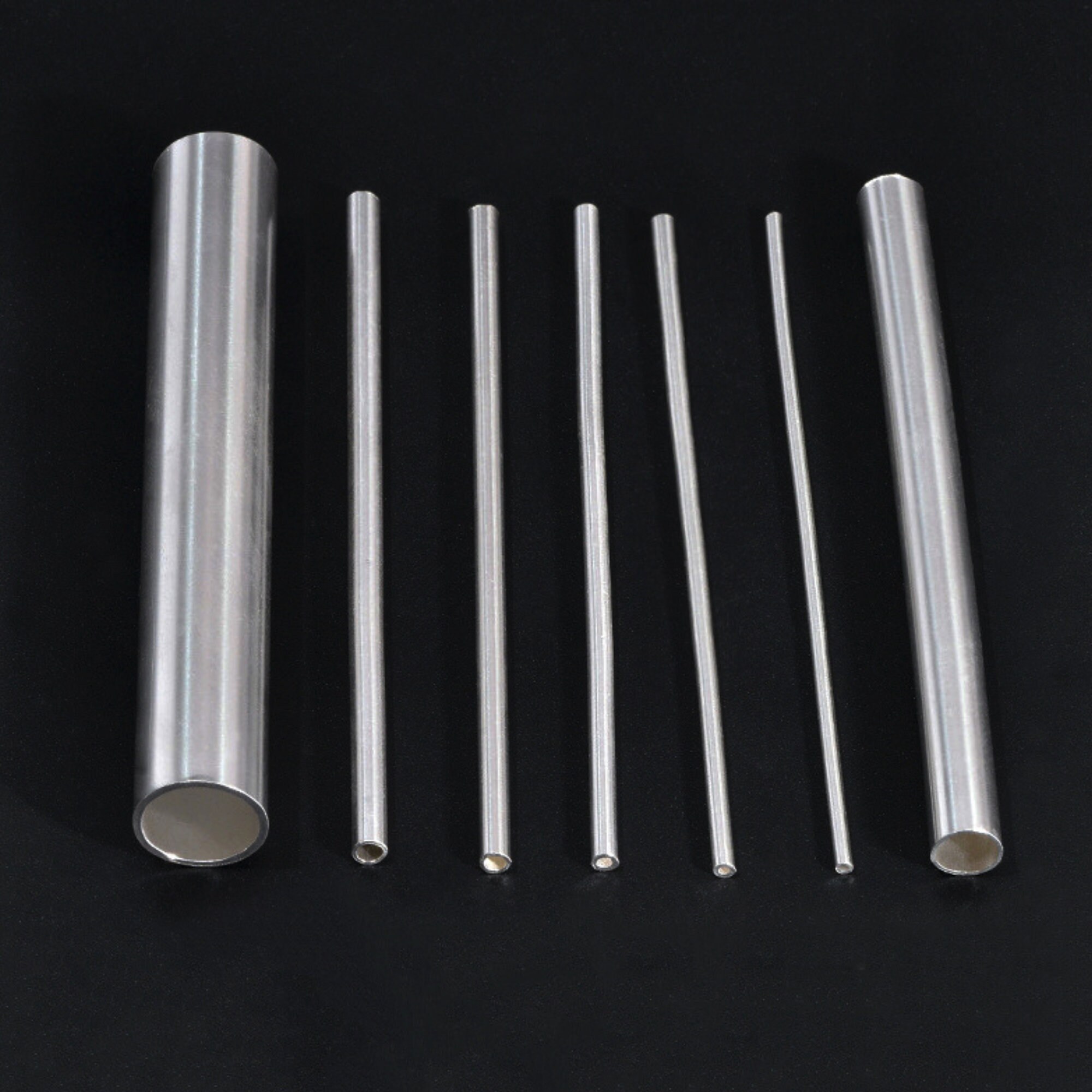 925/999 Round Sterling Silver Tube for DIY Jewelry Making - Etsy