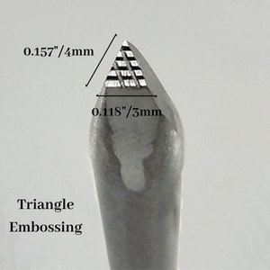 Steel Punches Texture Punch Stamp Square, Triangle, Blocks, Drop Shape ...