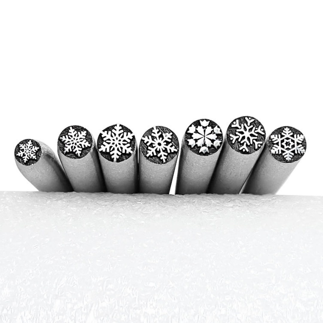 Snowflake Steel Metal Stamping Punch: Jewelry & Leather DIY Tool - Etsy