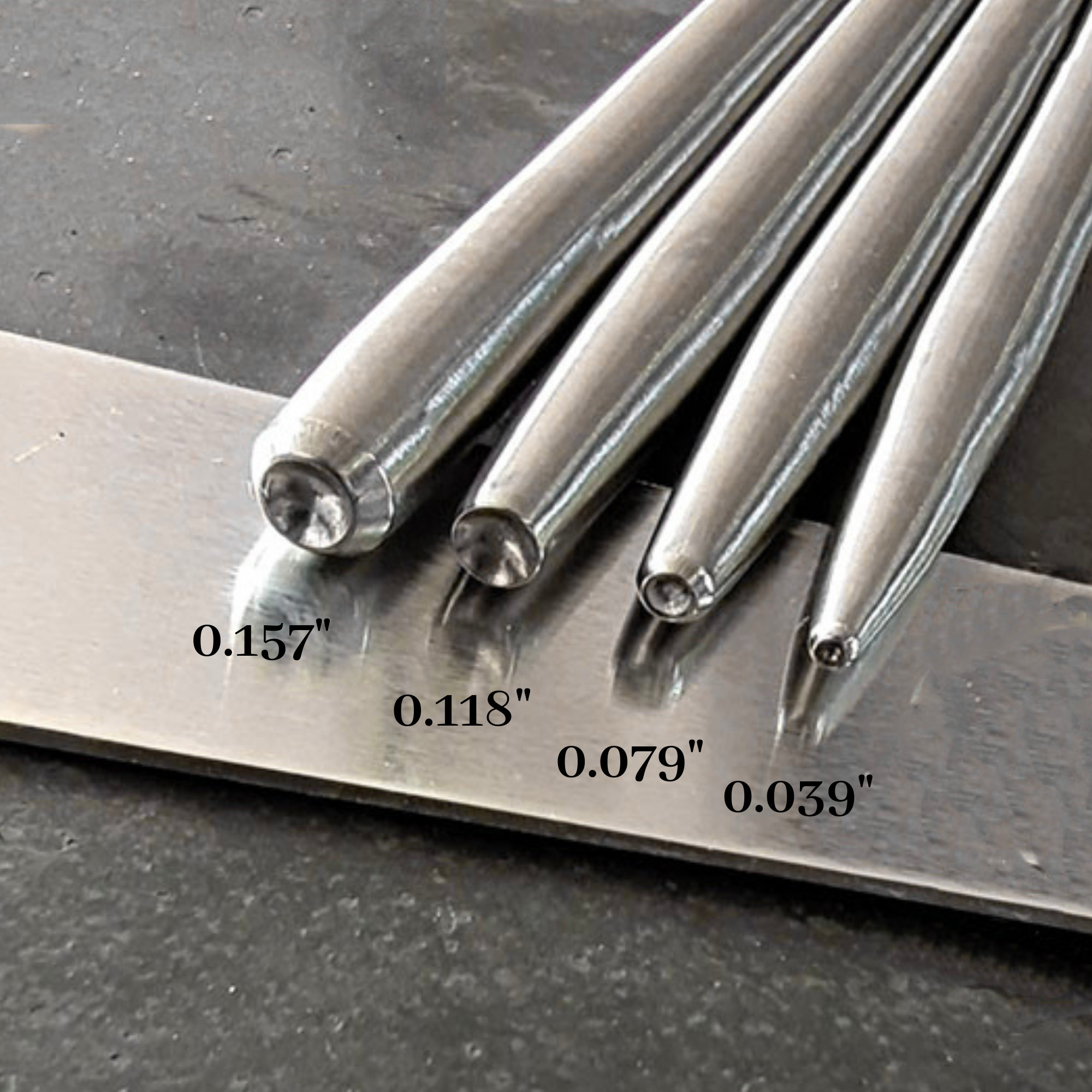 Steel Fisheye Punch Stamp Set: Concave Metal Stamping Tool (1-4mm) - Etsy
